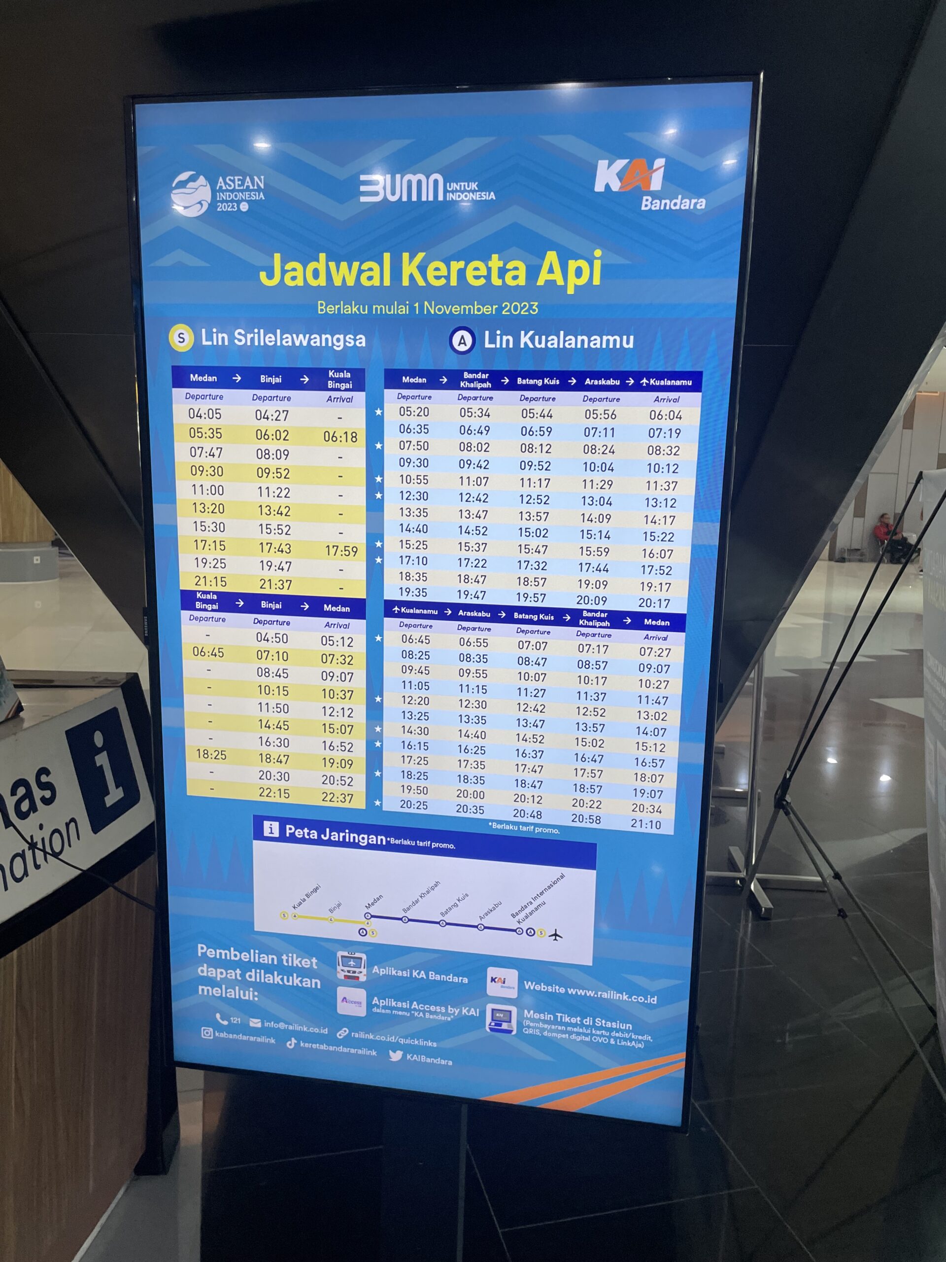 Medan airport train - everything you need to know | Discover Sumatra